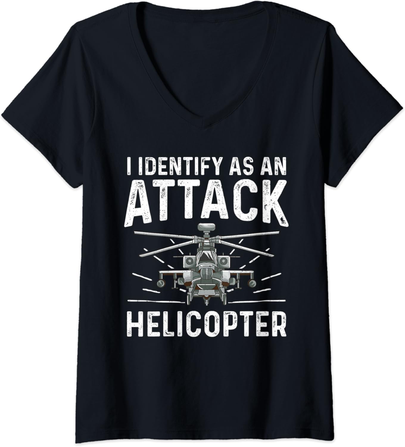 Womens I Identify As An Attack Helicopter Funny Gender Identity V womens-i-identify-as-an-attack-helicopter-funny-gender-identity-v